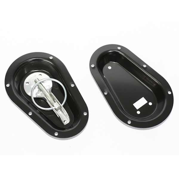 Grayston Recessed Bonnet Pin Plates Race and Rally Car Bonnet Pins Motorsport Components Rallynuts